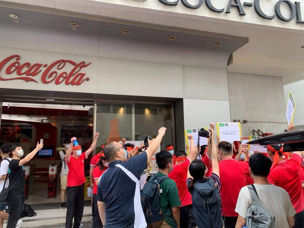 Coca-Cola workers on strike in Hong Kong – “Swire Coca-Cola Hong Kong ...