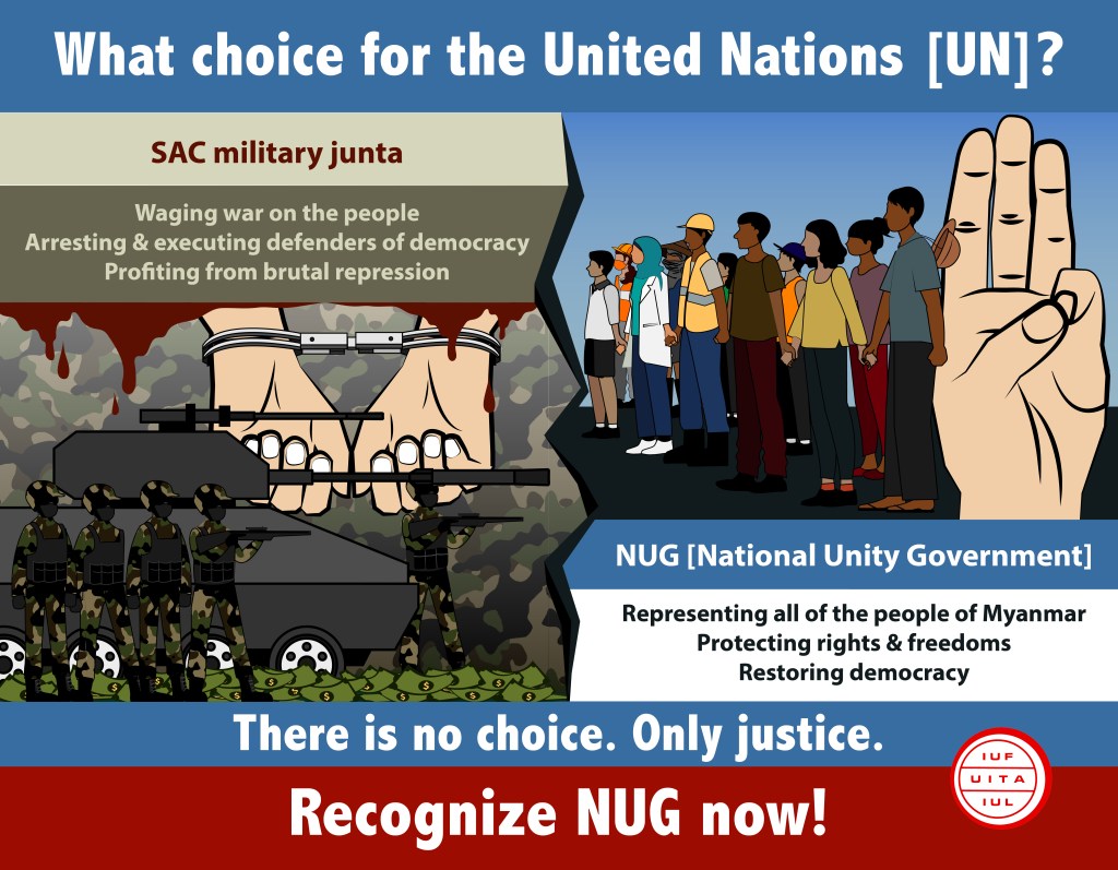 The UN must choose. The illegitimate military junta or the democratic ...